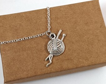 Knitting Necklace | Etsy