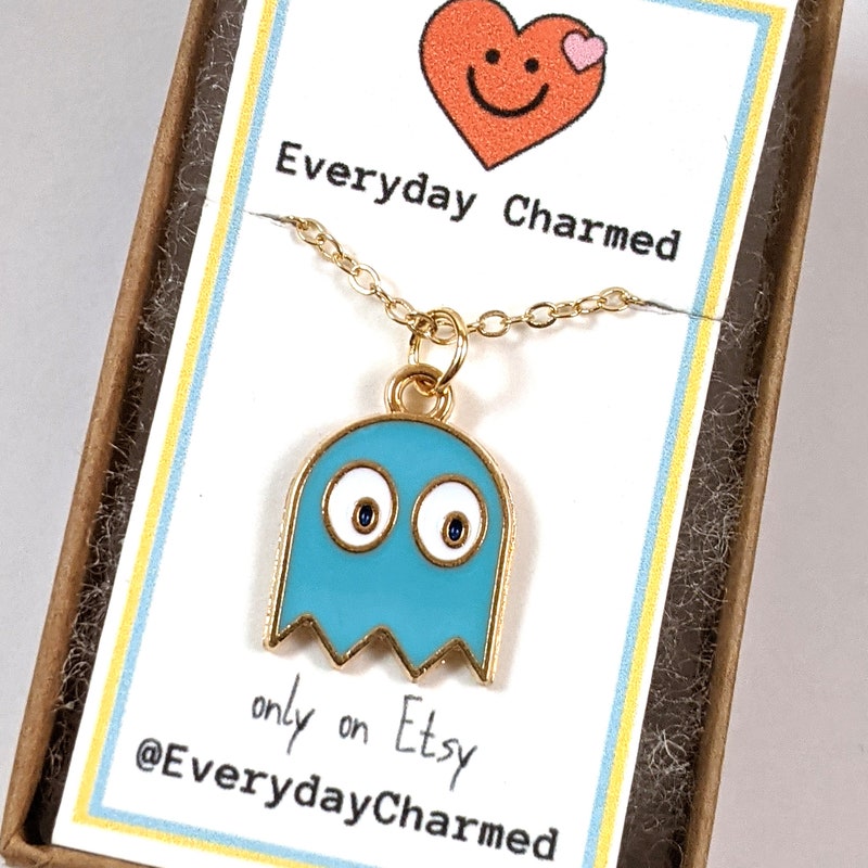 Pacman and Ghost Earrings - Etsy