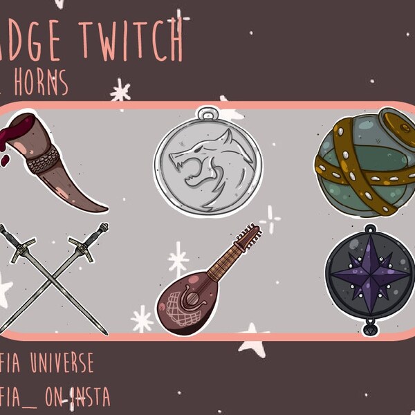 The Witcher Badge - Etsy