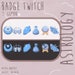 BADGES TWITCH - ASTROLOGY - Gemini Badges - Astrology - Moon Badges ...