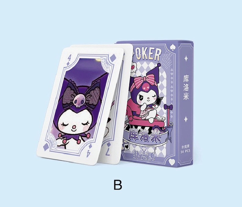 Cute Anime 54 Playing Cards, Kawaii Poker Cards,poker Deck Cards,card ...