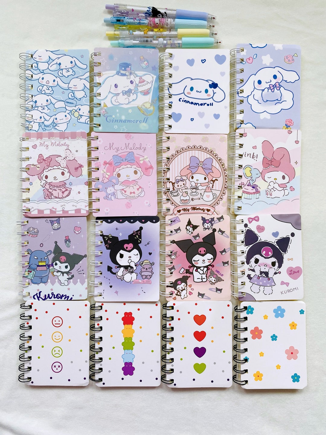 Cute A7 Spiral Notebook,kawaii Notebook,ready to Ship,adorable Journals ...
