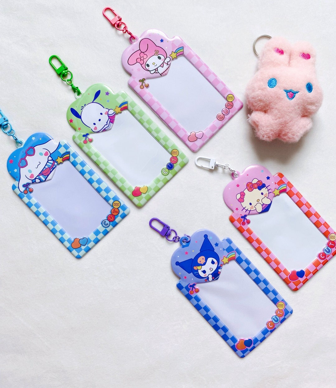 Kawaii Kpop Photocard Holder, Cute Keychain Id Card Holder, Girl Gift ...
