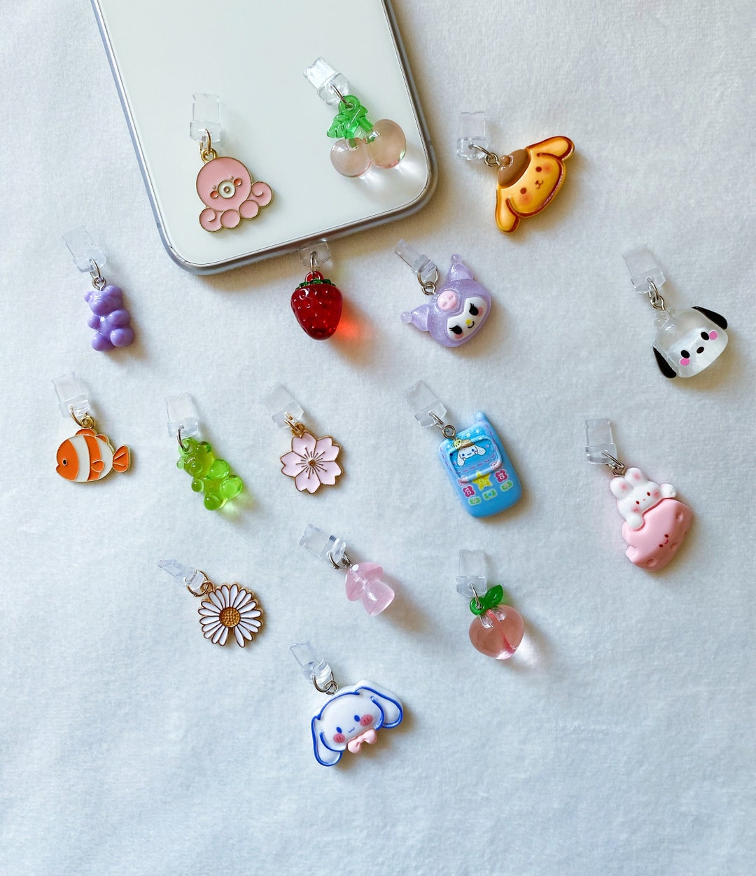 Cute Animal iPhone Dust Plugs,fits Lightning/usb-c,kawaii Dust Plug ...