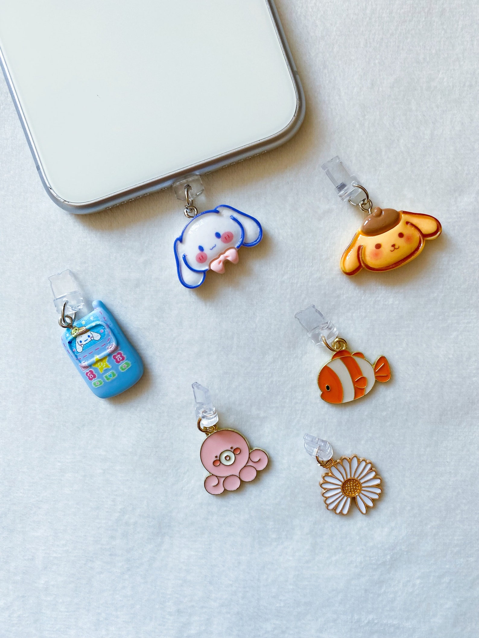 Cute Animal iPhone Dust Plugs,fits Lightning/usb-c,kawaii Dust Plug ...