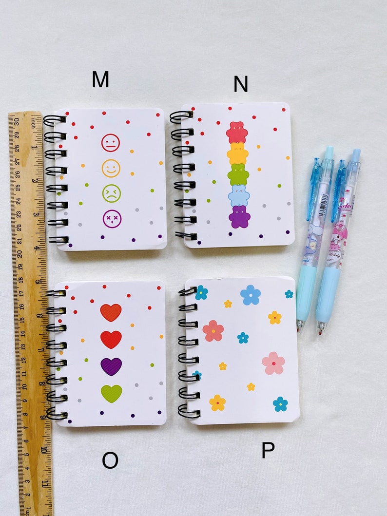 Cute A7 Spiral Notebook,kawaii Notebook,ready to Ship,adorable Journals ...