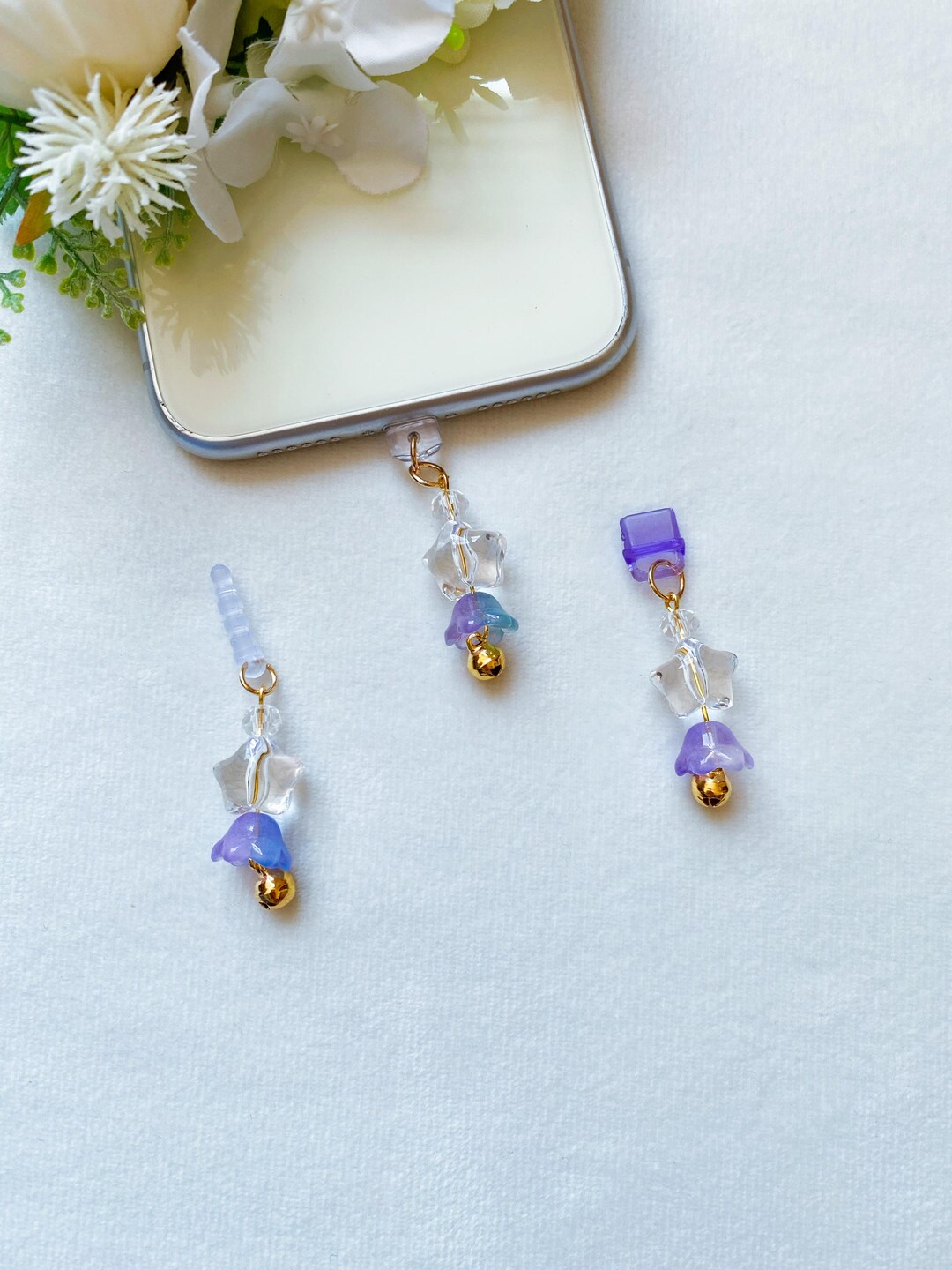 Cute Star Lily Flower Dust Plug,kindle Charm, Dust Plug Charm,kawaii ...