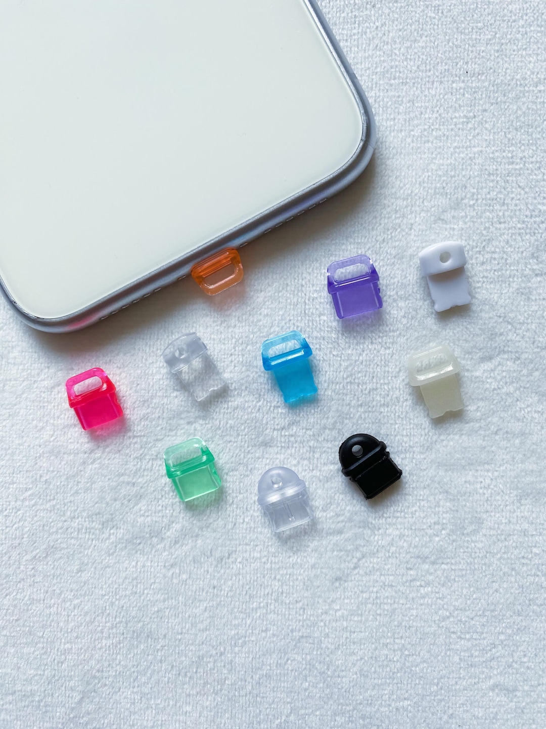 Blank Colorful DIY Dust Plugs,fits Lightning Cable,kawaii Dust Plug ...