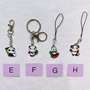 Panda Phone Charm,panda Keychain,planner Charm,ready to Ship,kawaii ...