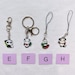 Panda Phone Charm,panda Keychain,planner Charm,ready to Ship,kawaii ...