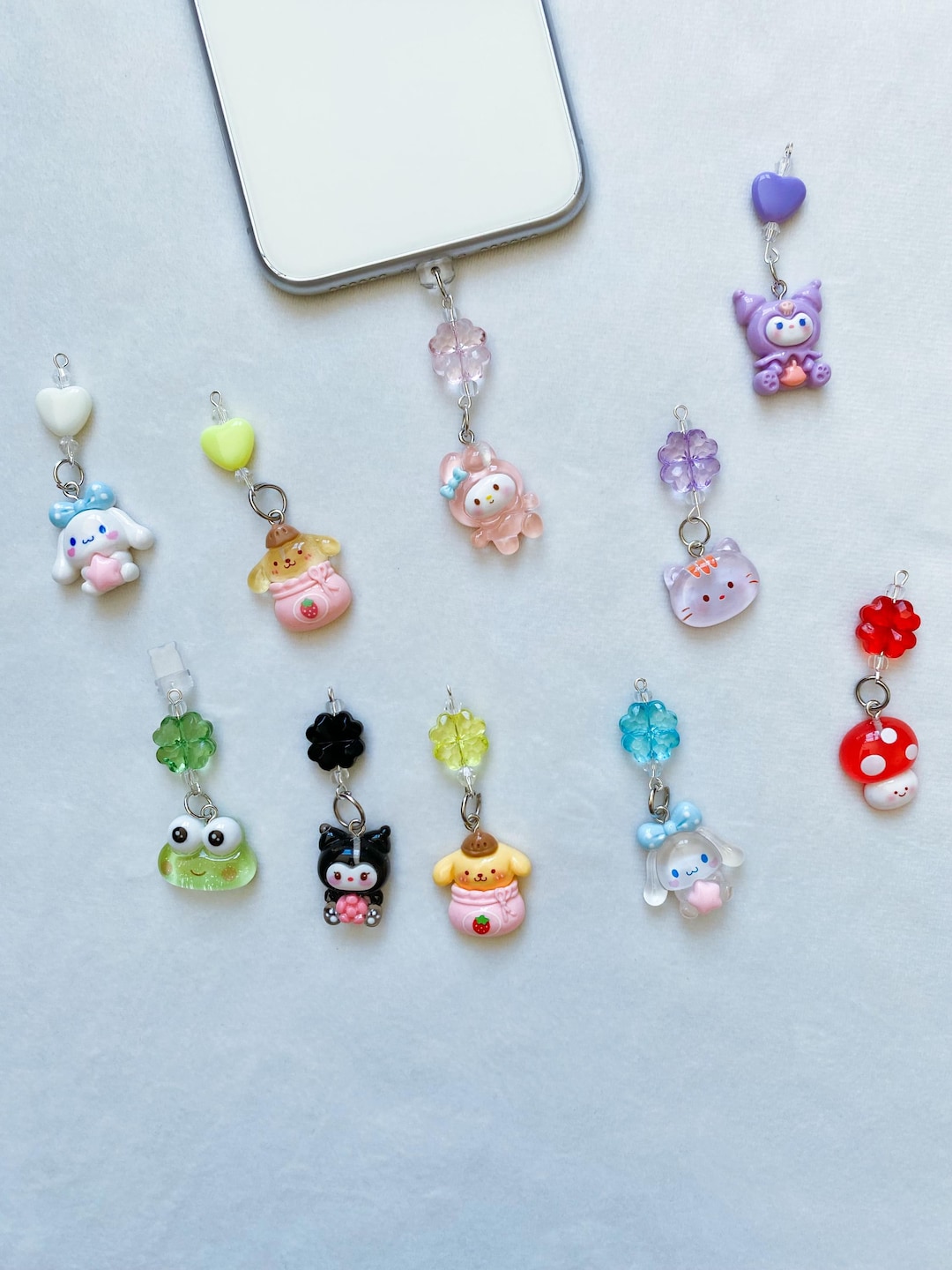 Cute Animal Bead iPhone Dust Plugs,fits Lightning Cable,kawaii Dust ...