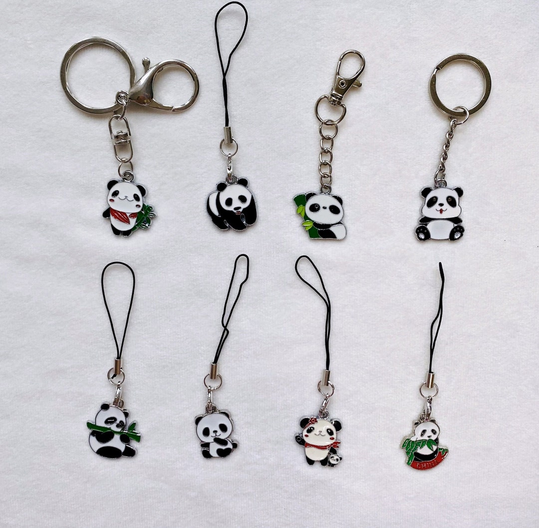Panda Phone Charm,panda Keychain,planner Charm,ready to Ship,kawaii ...