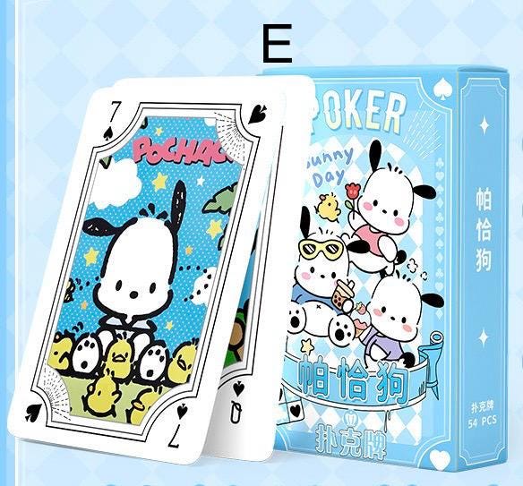Cute Anime 54 Playing Cards, Kawaii Poker Cards,poker Deck Cards,card ...