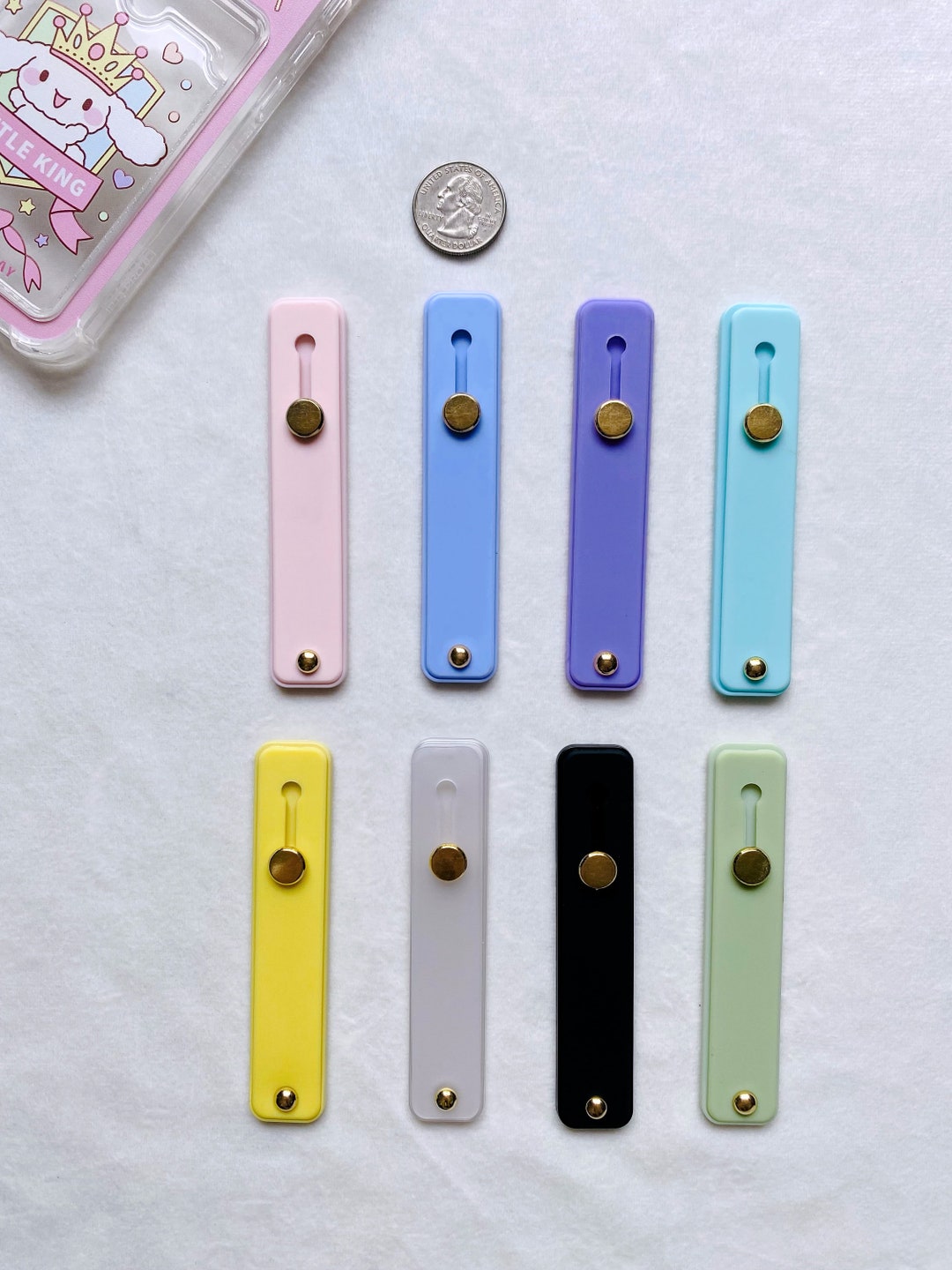 Solid Color Phone Gripsphone Standfinger Strapphone Grip - Etsy