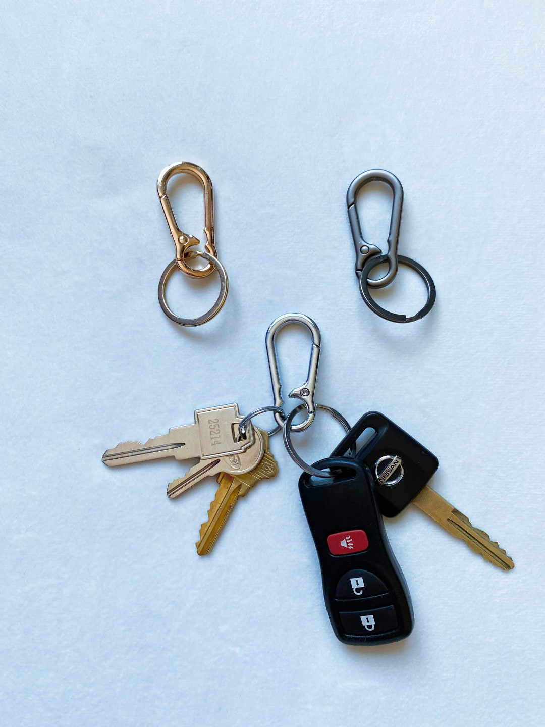 Metal Carabiner Keychain,heavy Duty Key Ring,key Carabiner,keychain ...