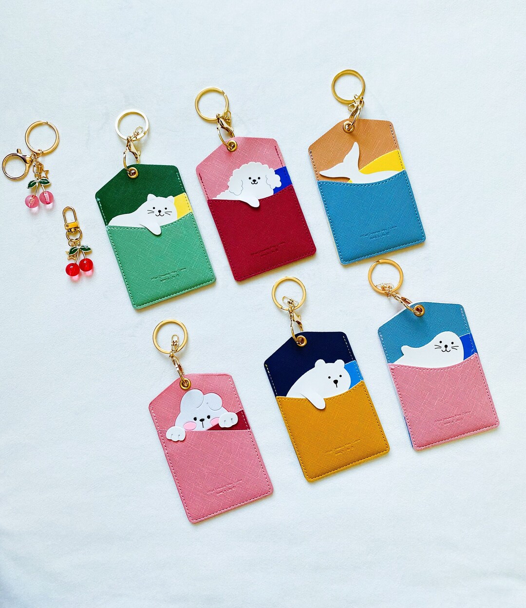 Kawaii Card Holder Dog/cat/bear/seal/whale Lobster Clasp Wallet,cute ...
