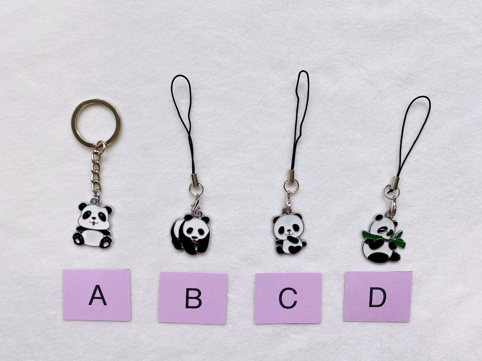 Panda Phone Charm,panda Keychain,planner Charm,ready to Ship,kawaii ...