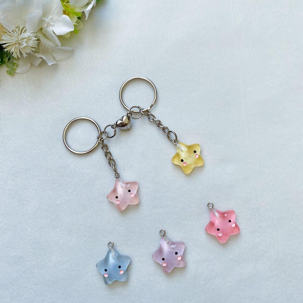 Star Keychain - Etsy