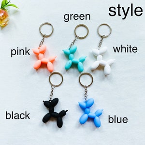 New Color Balloon Dog Keychain,animal Keychain,animal Party Favor,dog ...