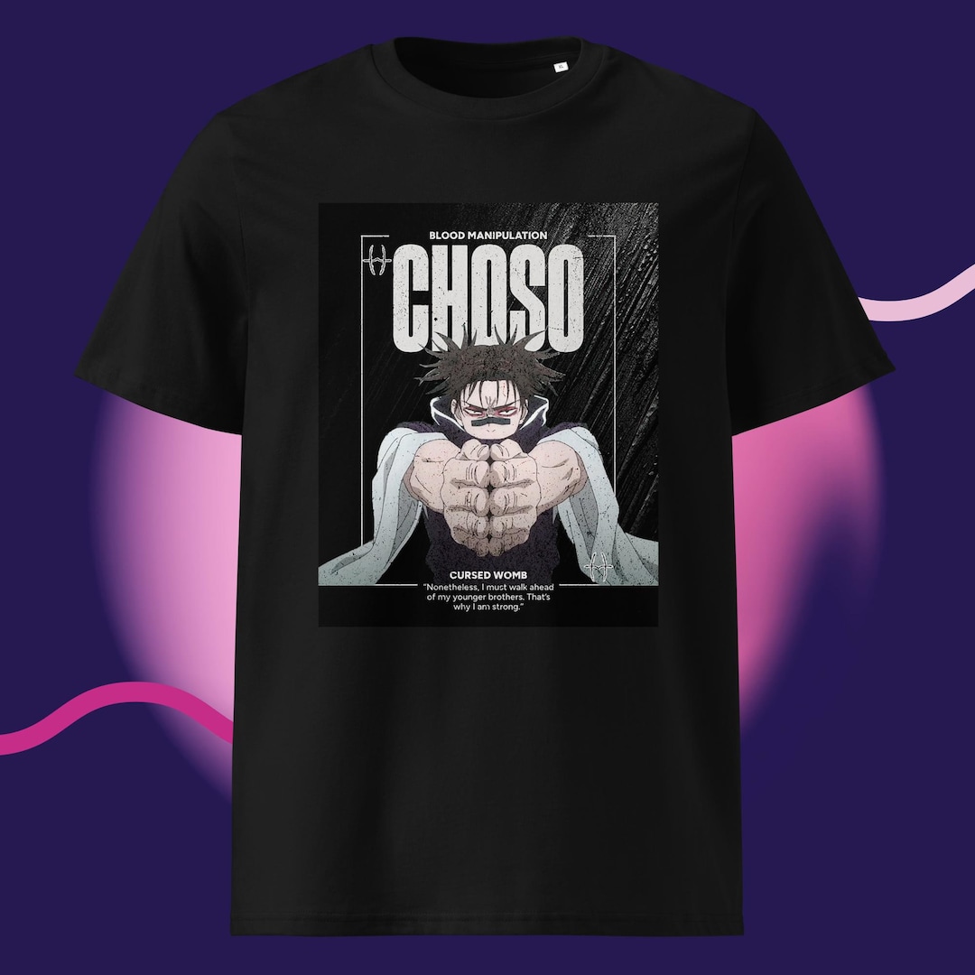 Choso JJK Jujutsu Kaisen Anime Unisex Organic Cotton T-shirt - Etsy