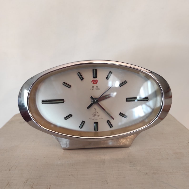 Space Age Five Rams Alarm Clock Vintage Table Clock Made in - Etsy