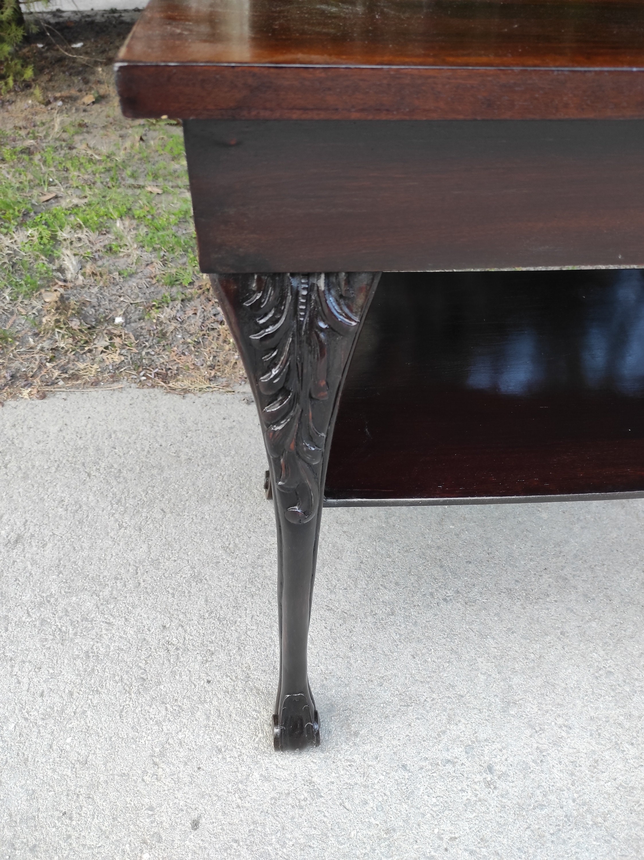 Chippendale Console/side Table, Vintage Console Table, Antique Table ...