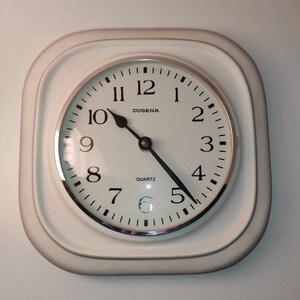 Vintage Wall Clock, MCM Wall Clock, Dugena Quartz Wall Clock, Space Age ...