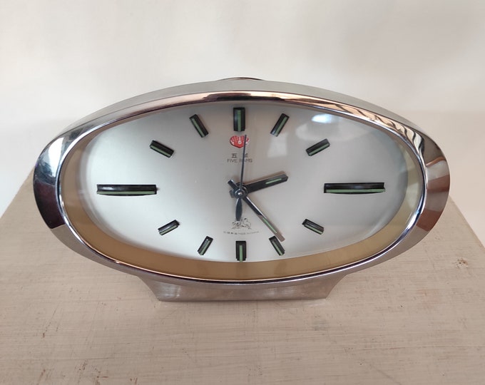 Space Age Five Rams Alarm Clock, Vintage Table Clock, Made in China ...