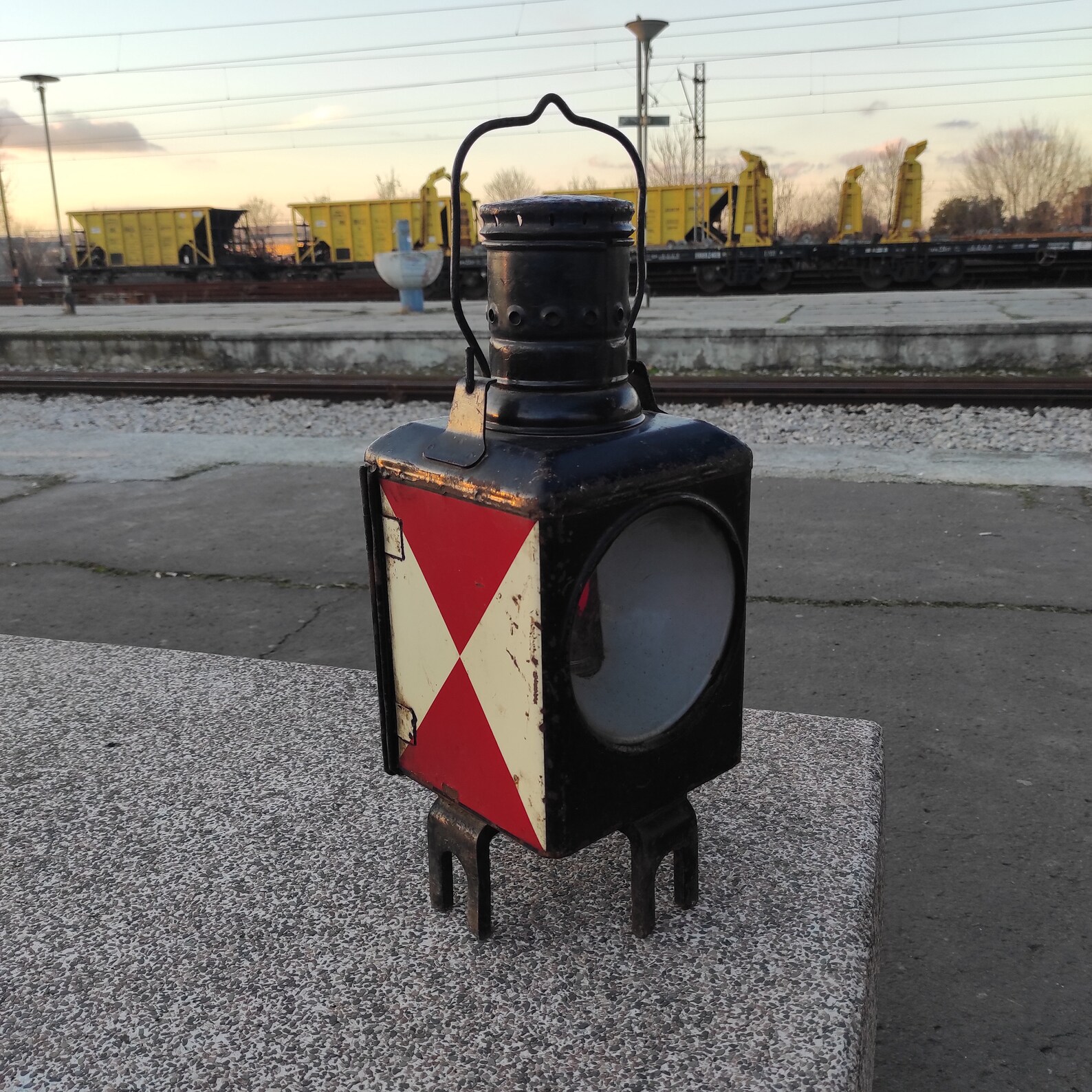 Antique German Railroad Caboose Lantern Circa 1880-1920, Vintage ...