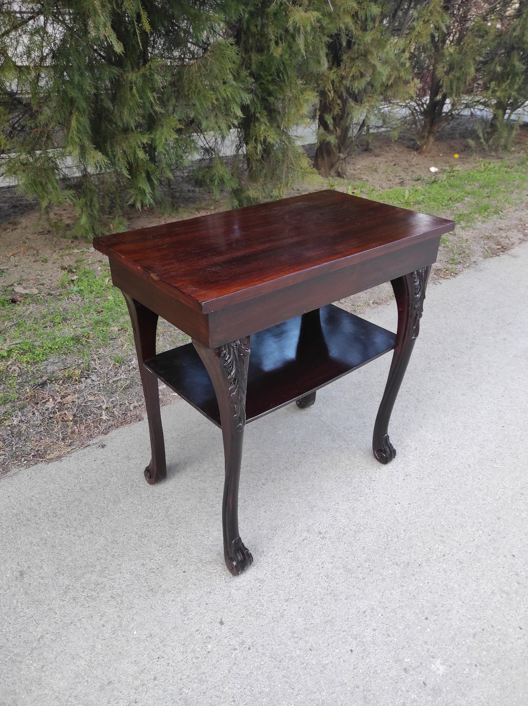 Chippendale Console/side Table, Vintage Console Table, Antique Table ...