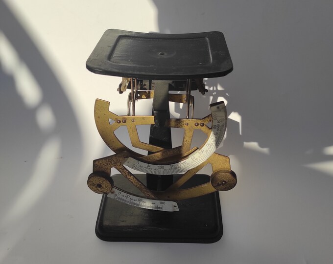 Vintage English Scale, Vintage Desk Scale, Antique Kitchen Scale - Etsy