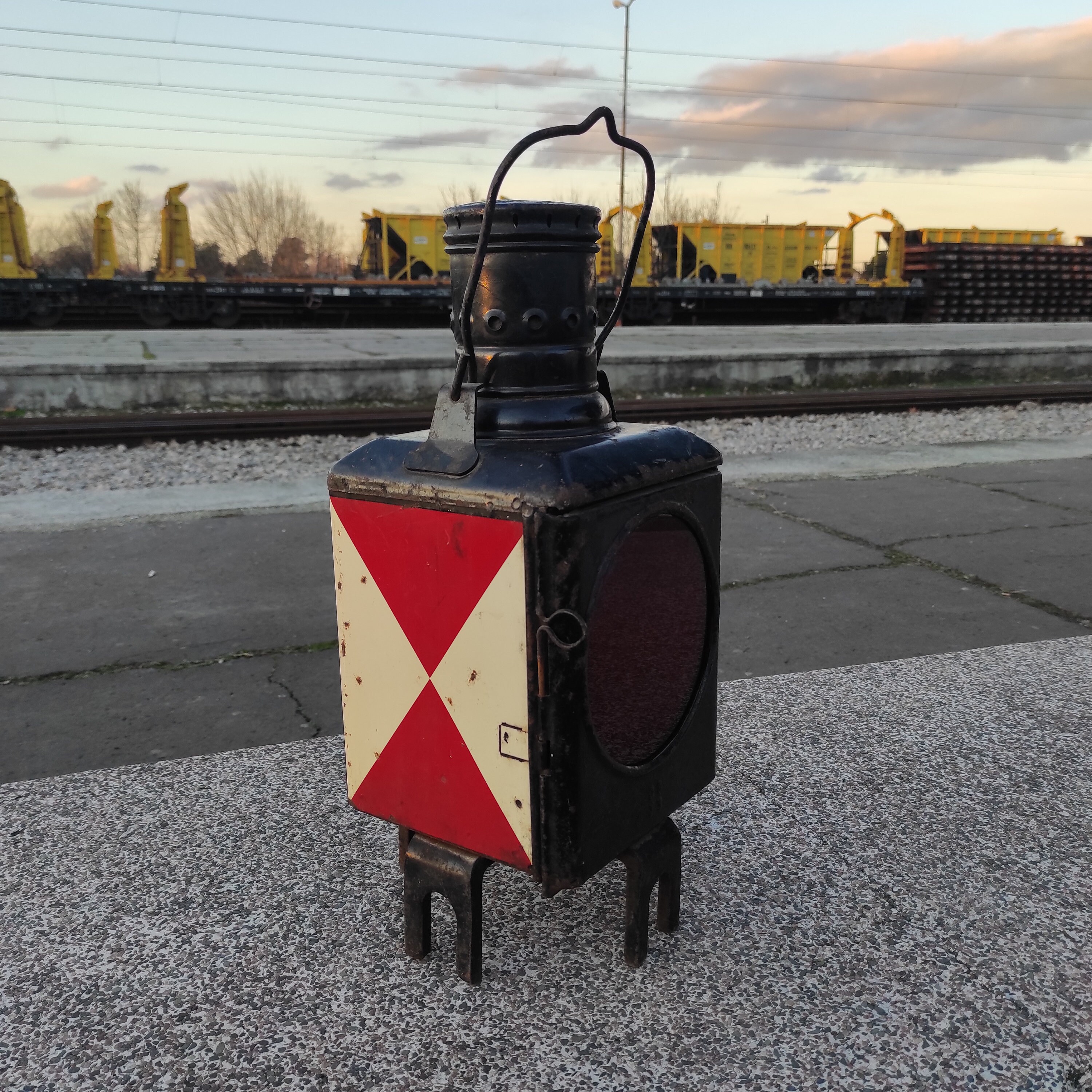 Antique German Railroad Caboose Lantern Circa 1880-1920, Vintage ...