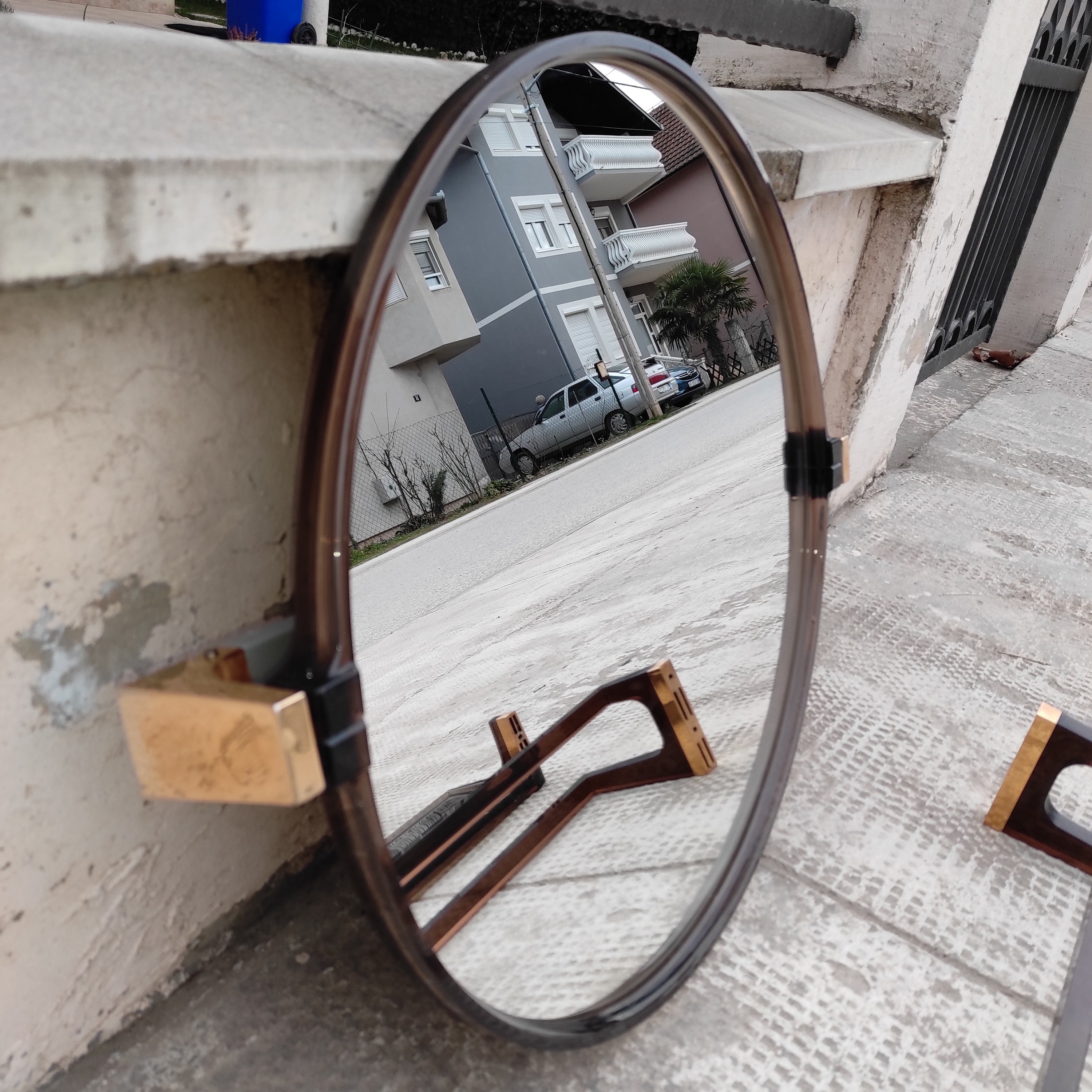 Vintage 70's Space Age Plastic Bathroom Set Mid Century Mirror Made in ...