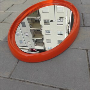 Mid Century Oval Wall Mirror, Vintage Mirror, Plastic Oval Mirror ...