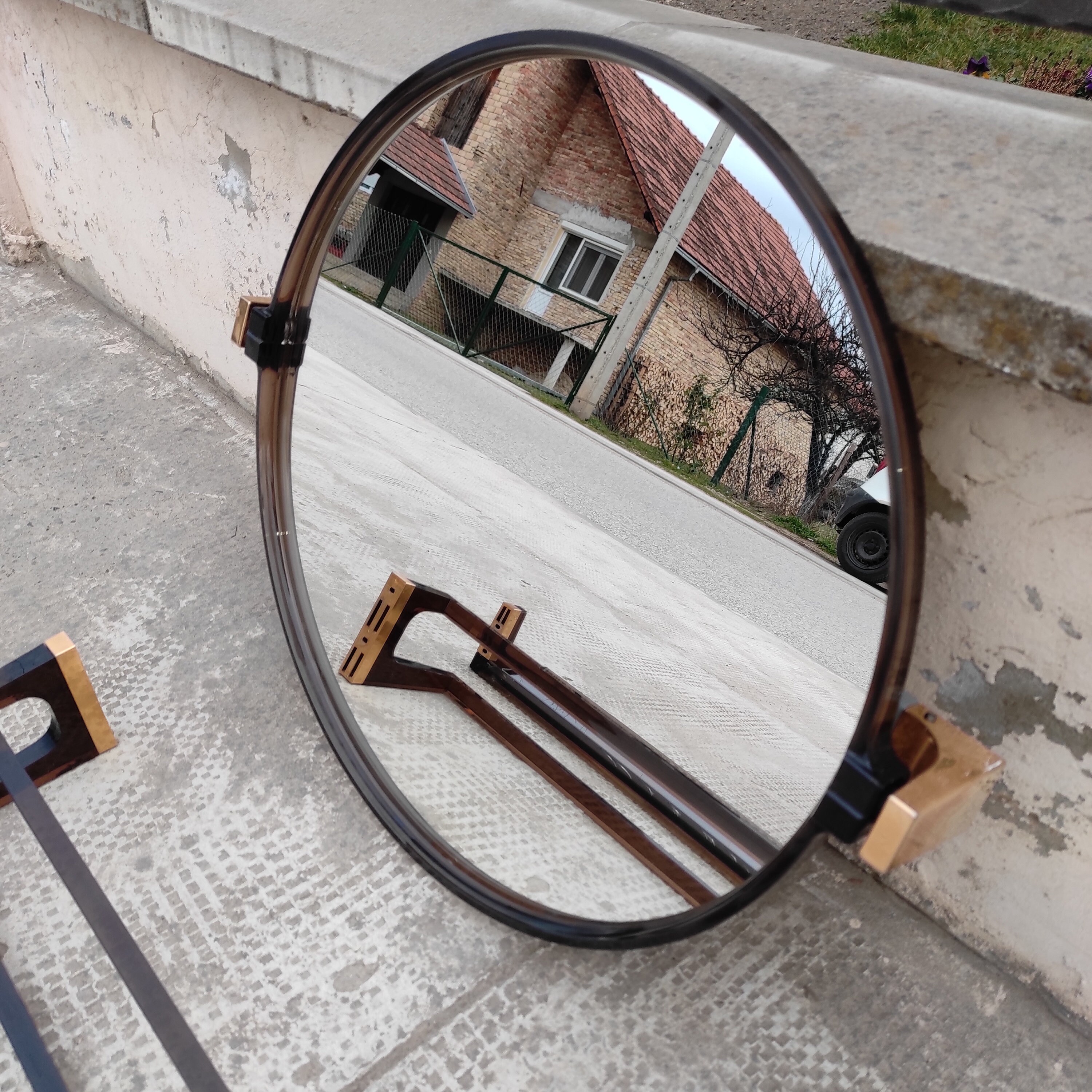 Vintage 70's Space Age Plastic Bathroom Set Mid Century Mirror Made in ...