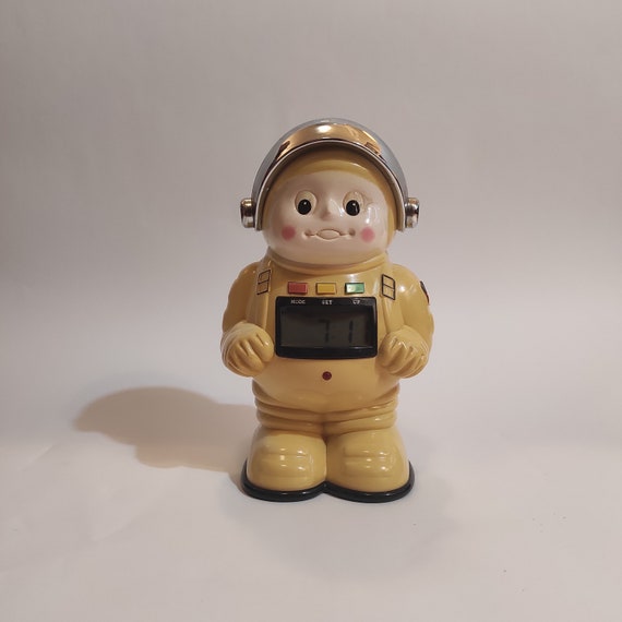 Vintage NASA Astronaut Alarm Clock Retro Clock Space Age - Etsy