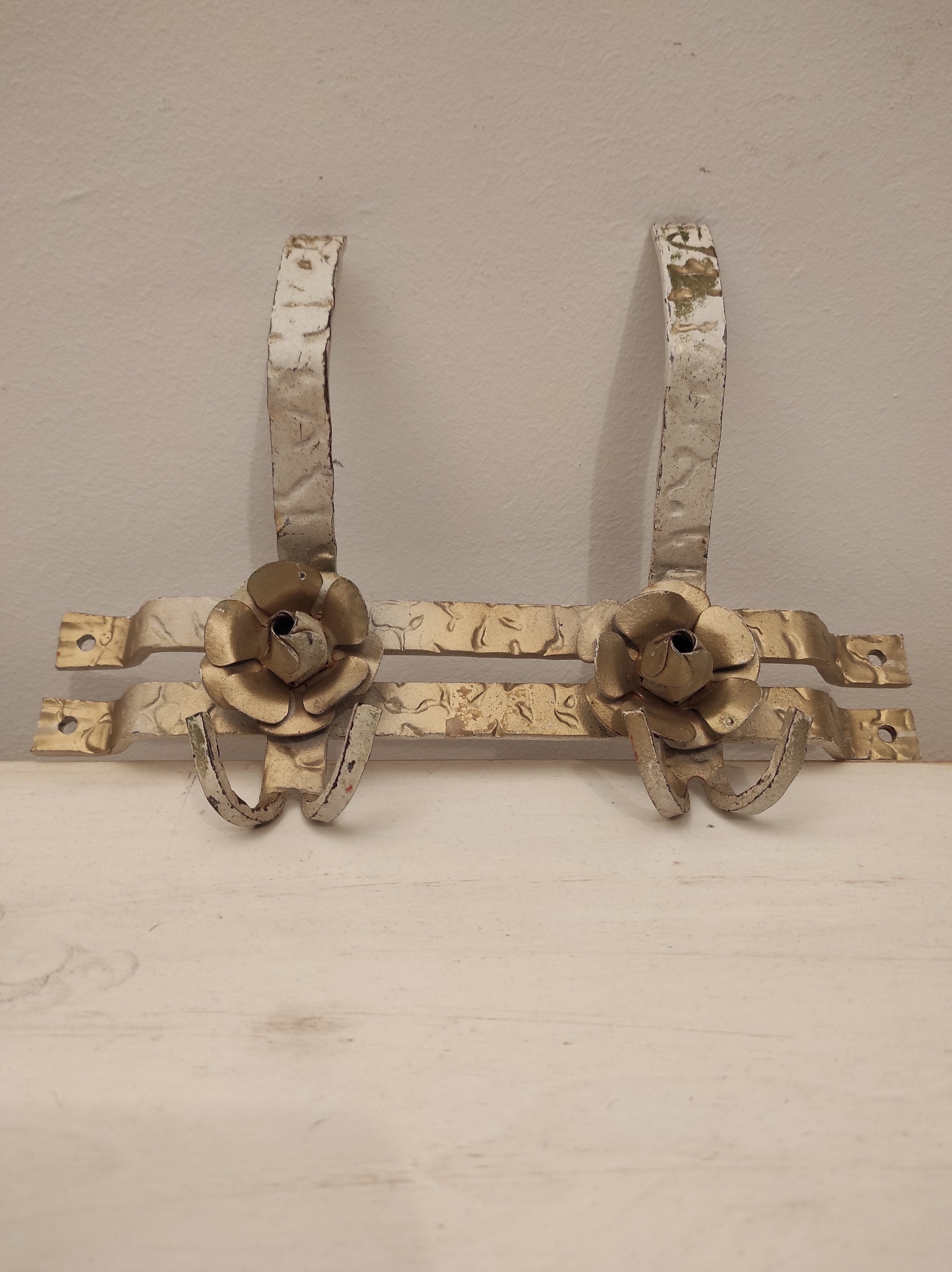 Vintage Coat Hanger Cast Iron Coat Rack MCM Hat Rack - Etsy