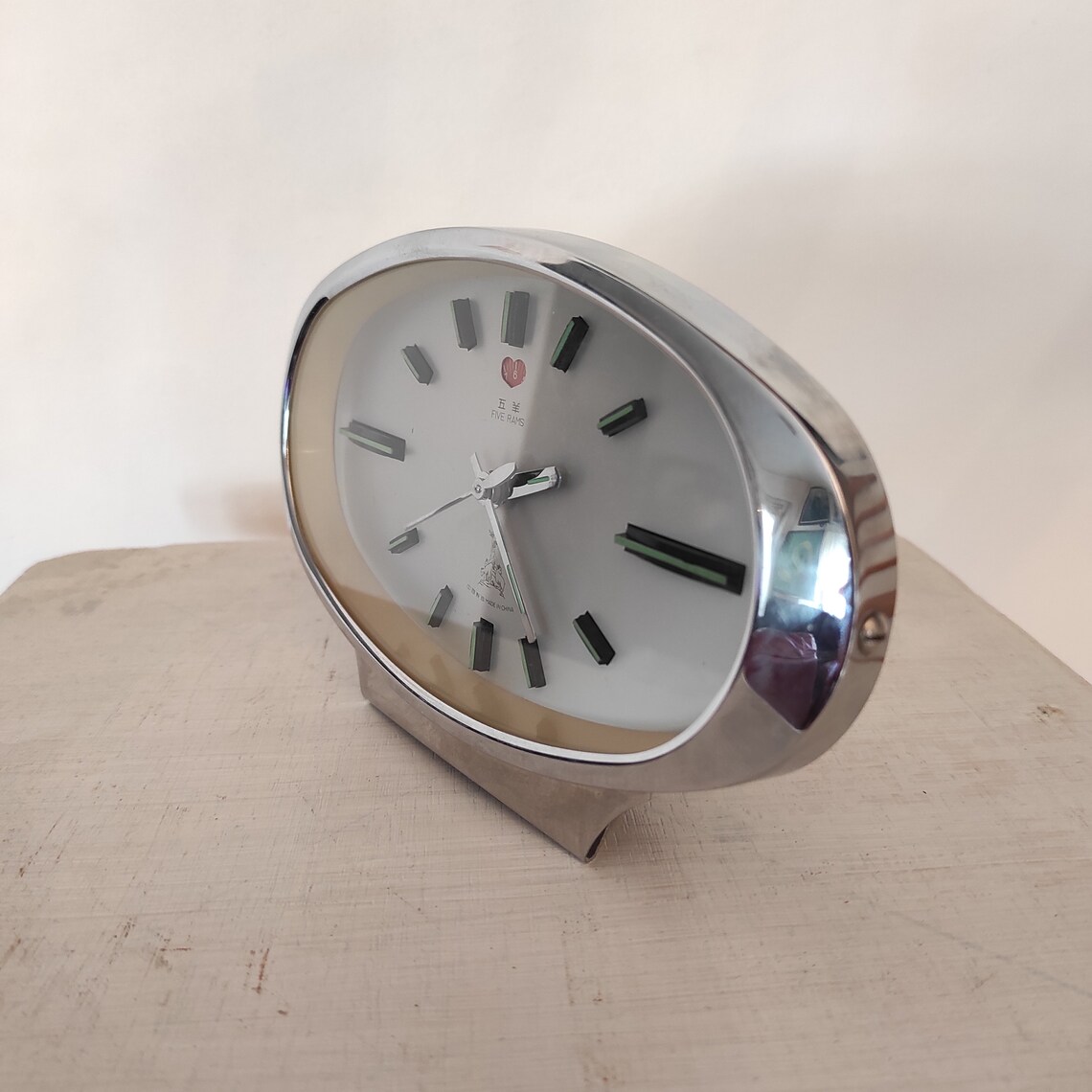 Space Age Five Rams Alarm Clock Vintage Table Clock Made in - Etsy