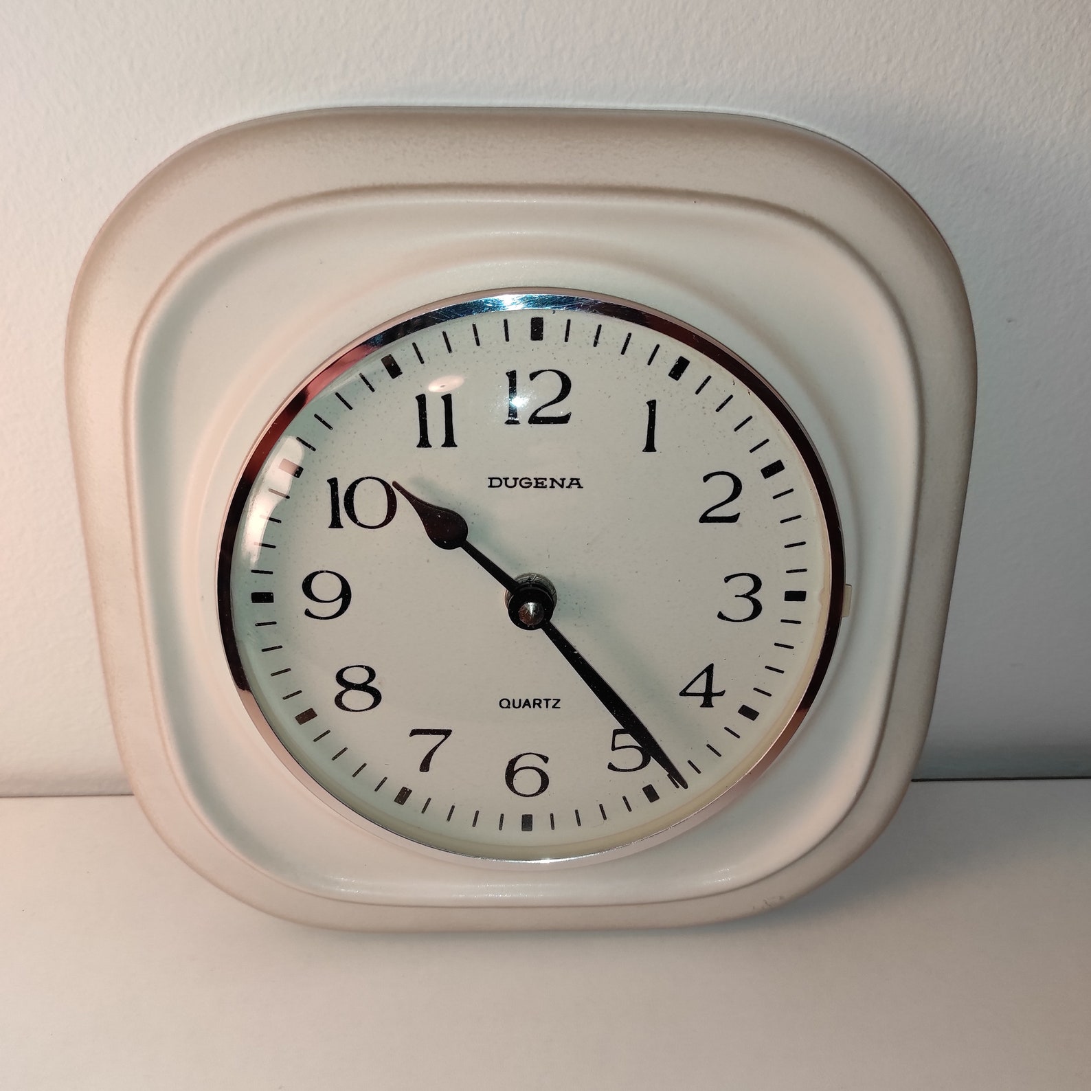 Vintage Wall Clock MCM Wall Clock Dugena Quartz Wall Clock - Etsy