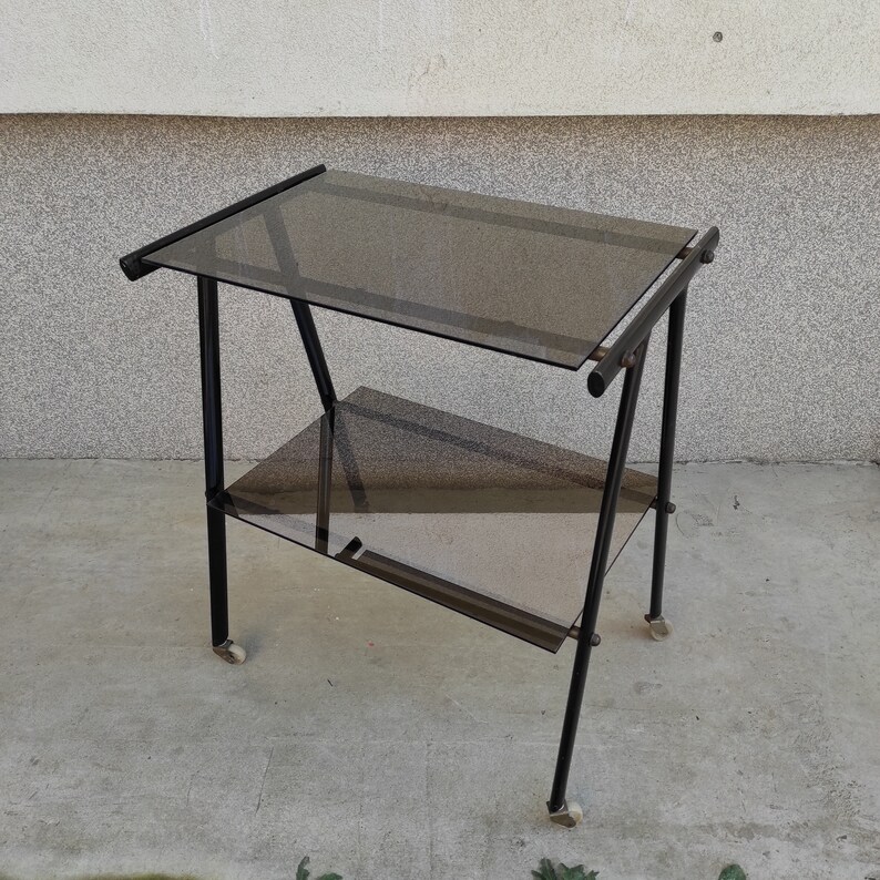 Mid-century TV Stand or Trolley Serving Bar Made in Italy | Etsy