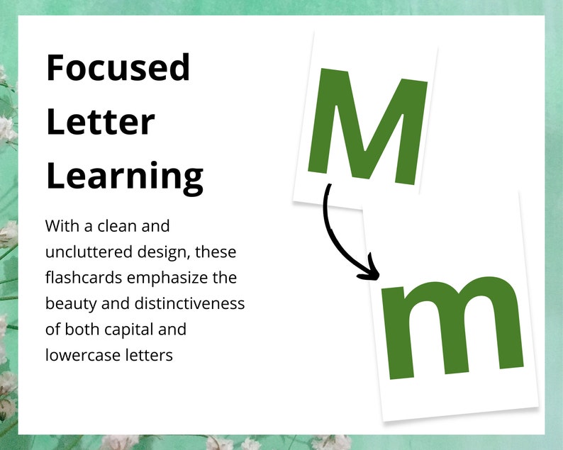 Printable Alphabet Flashcards for Kids #1 - Capital and Lowercase ...