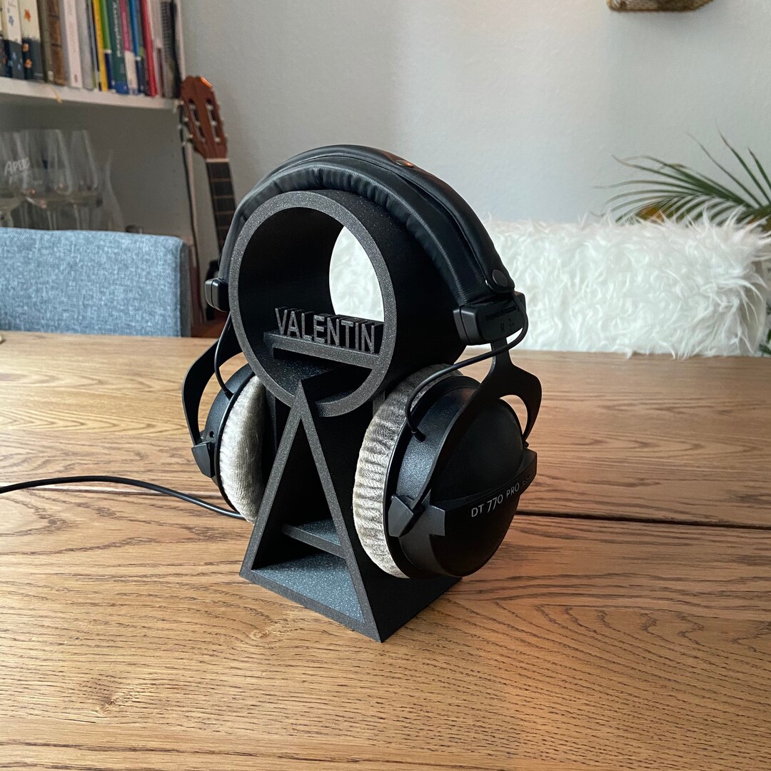 Personalized Headphone Stand | Headphone Holder, Personalized Gift ...