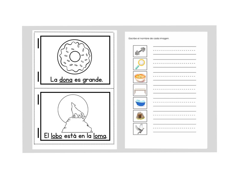 Aprendo a Leer 2 learning How to Read in Spanish 2 - Etsy