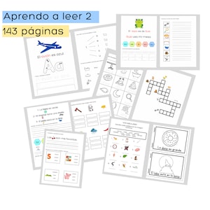 Aprendo a Leer 2 learning How to Read in Spanish 2 - Etsy