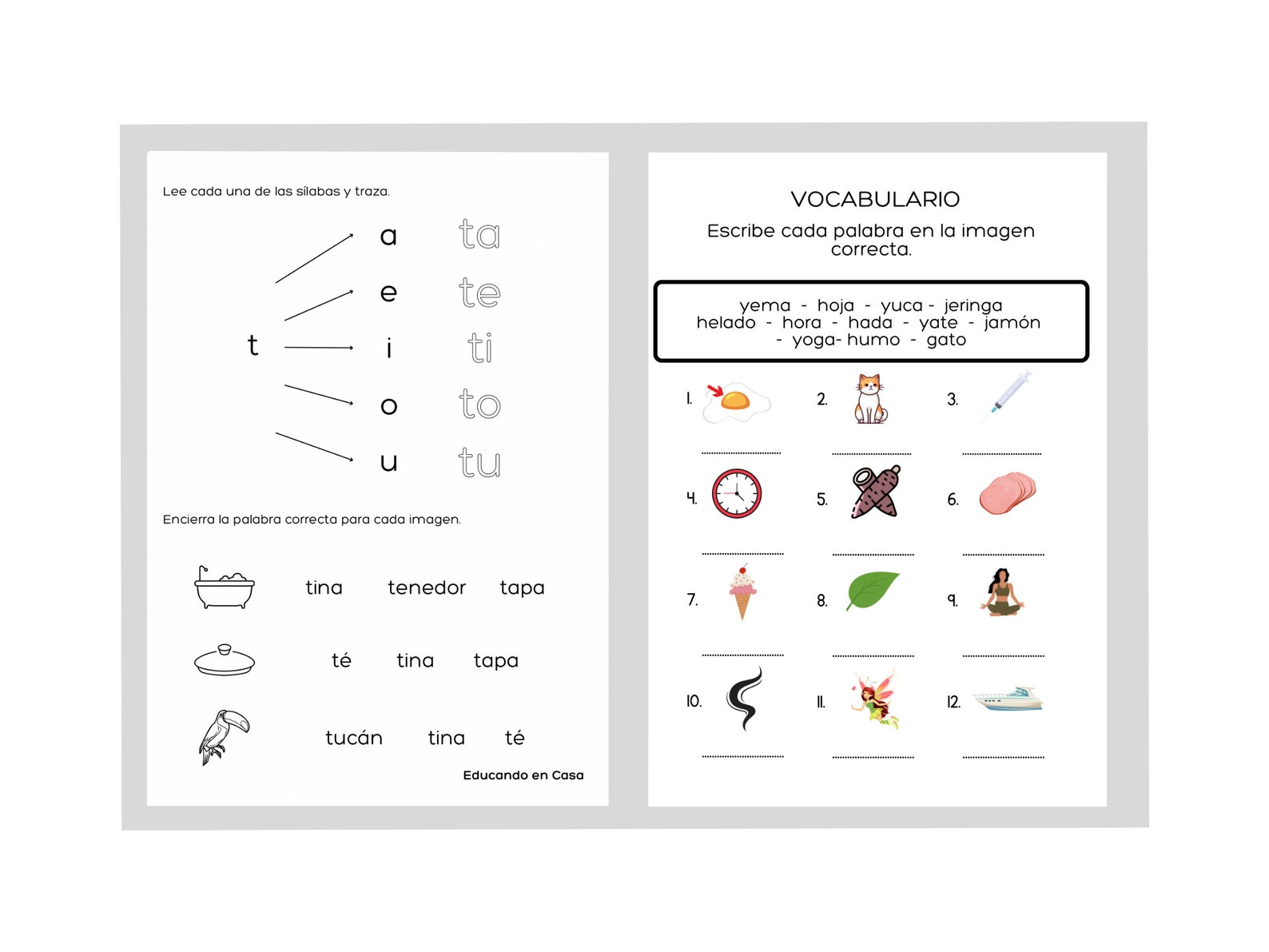 Aprendo a Leer 2 (learning How to Read in Spanish 2) - Etsy