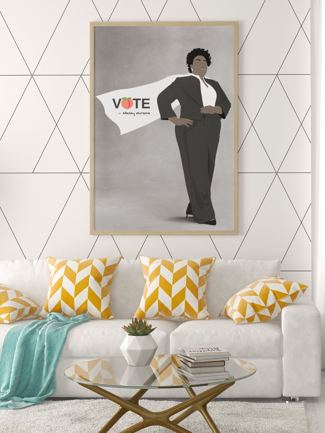 Stacey Abrams Fine Art Poster Voting Rights Black History - Etsy