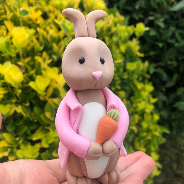 Rabbit Cake Topper - Etsy