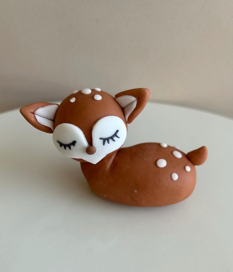 Fondant Woodland Forest Animal Cake Toppers – Edible Fox, Deer ...