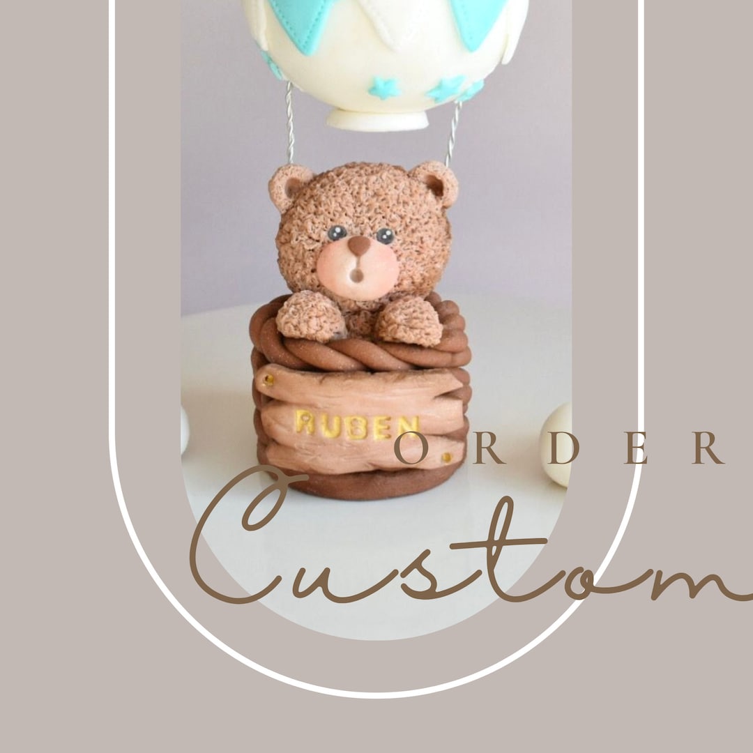 Custom Fondant Cake Topper: Handmade Design - Etsy
