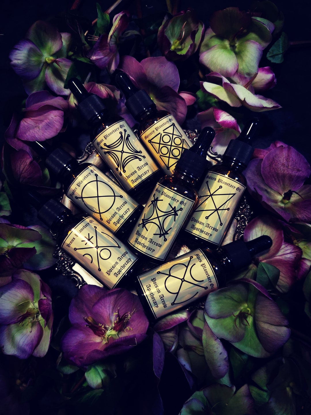 PLANETARY Ritual Oils Collection Astrological Oil Saturn Oil Venus Oil ...